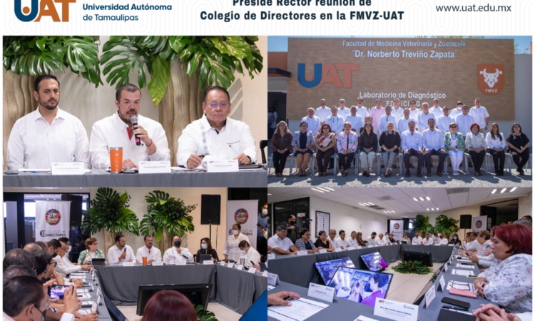 Preside Rector reunión del Colegio de Directores en la FMVZ-UAT | Extremo Noticias
