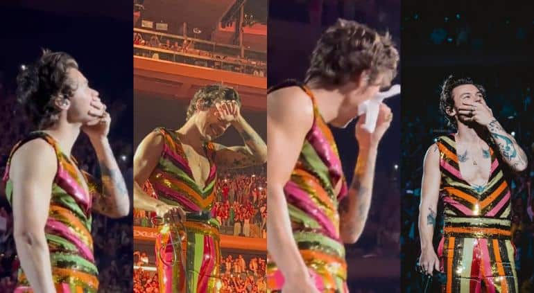 Recibió Harry Styles banner por 15 conciertos en NY; rompió en llanto ...